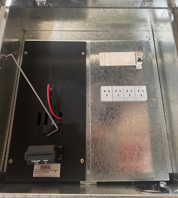 KIT- Assembled Fully Wired FRP Pole 2.4, Box 4T Ready to Install – fes ...