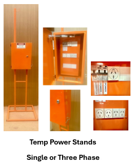 Temporary Satellite Power Box Three Phase New on Stand Enclosed – fes ...