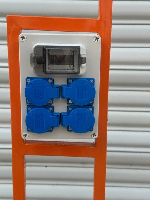 Temporary Power Single Phase Unit 4x10Amp Sockets with Caravan Outlets ...