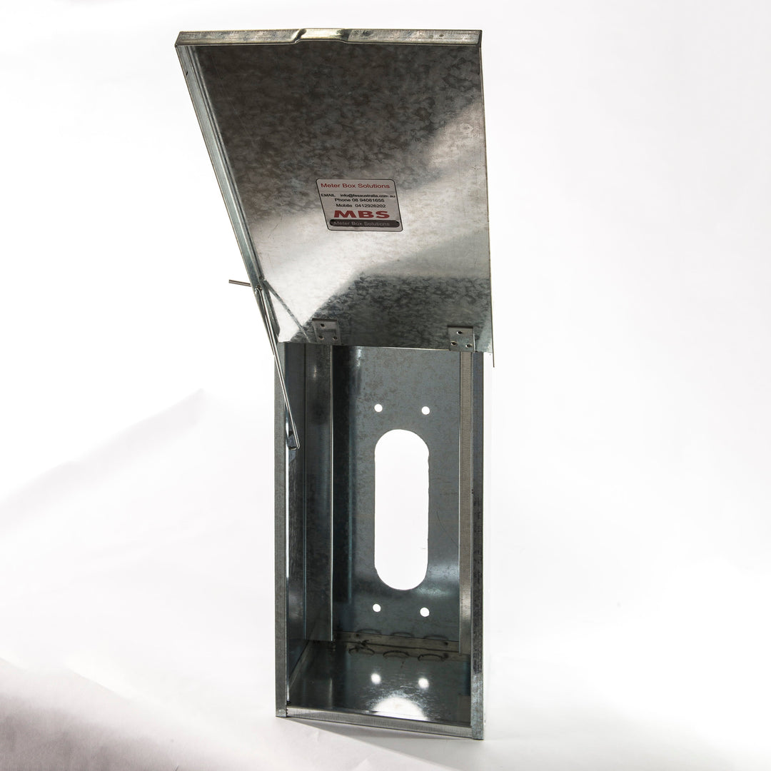 KIT - FRP Pole 2.4, Galvanised Meter Box Half Box 5H 450x225, Nuts & B ...