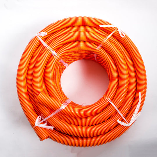 Corrugated Flexible Conduit Heavy Duty Orange PVC Rolls – fes-australia