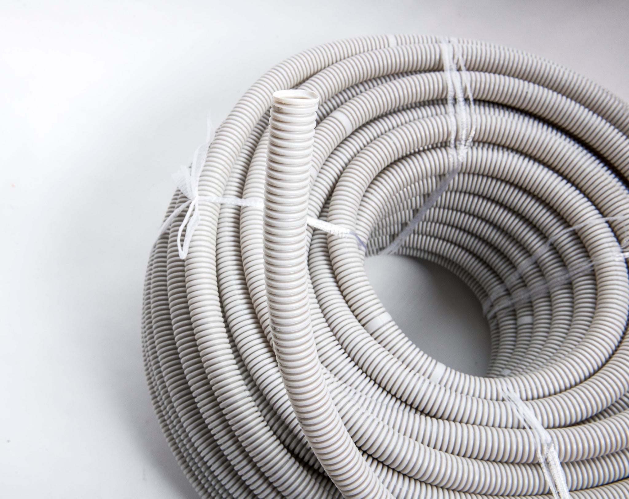 Corrugated Flexible Conduit Medium Duty Grey PVC Rolls – fes-australia