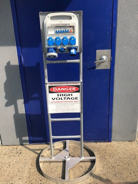 Temporary Satellite Power Box Three Phase on Upright Stand (Red) – fes ...