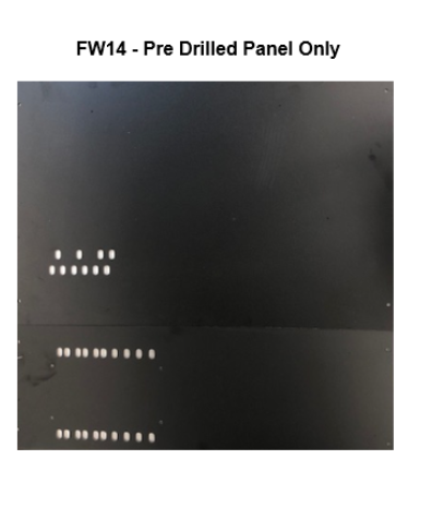 FW14 Pre Drilled Bakelite Panel Only for CT Meter – fes-australia